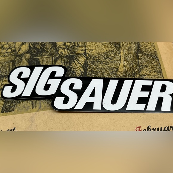 Sig Sauer | Wall Decor | Sig Sauer Firearms Decal Sticker New Rare ...